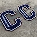 Custom / Personalized Chenille Varsity CAPTAIN Patch Personalized in ...