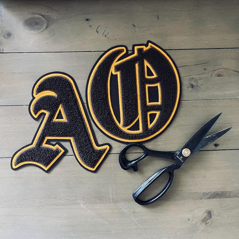 Custom Chenille Varsity Style Letters. HANDCRAFTED. - Etsy