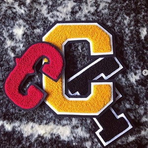 Handmade Custom Chenille Varsity Letters + Numbers /personalized Gift ...