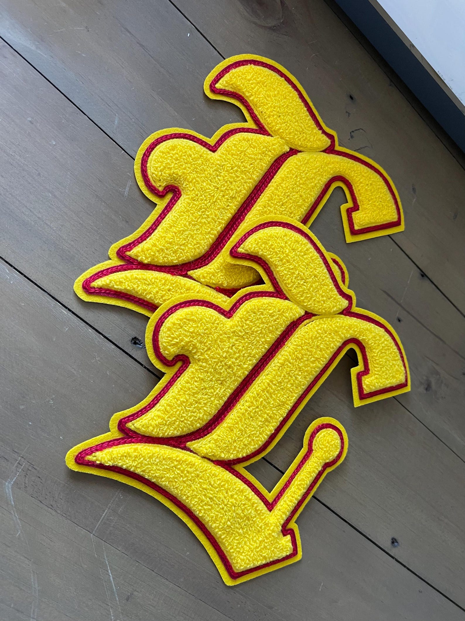 Custom Chenille Varsity Style Letters. HANDCRAFTED. - Etsy