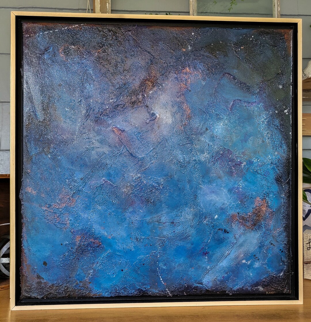Trance (textured Abstract - 20" X 20") - Etsy