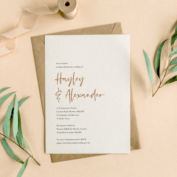 Evening Invite - Etsy UK