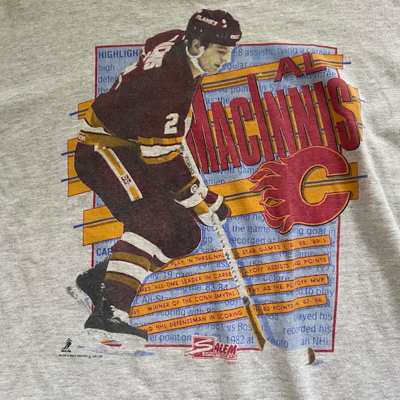 1990 Salem Sportswear Al MacInnis Calgary Flames NHL … - Gem