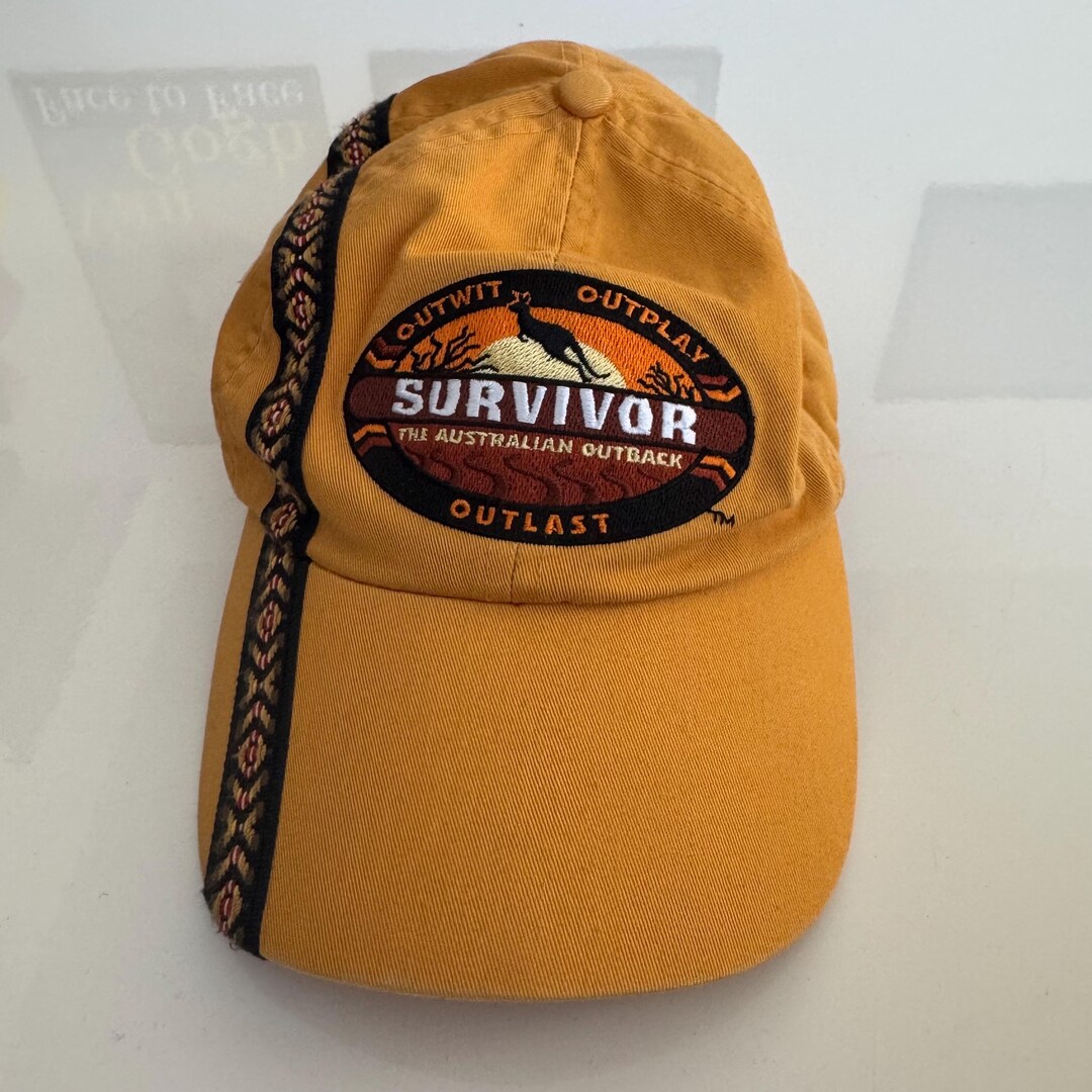 2001 Survivor TV Show Hat Cap Adult One Size Mens Vintage Clothing Y2K ...