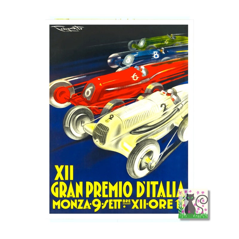 Racing Poster - Etsy