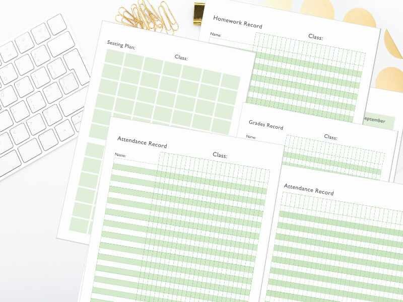 Teachers Complete Academic Planner Year Month and Weekly Scheduler With ...