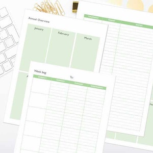 Teachers Complete Academic Planner Year Month and Weekly Scheduler With ...