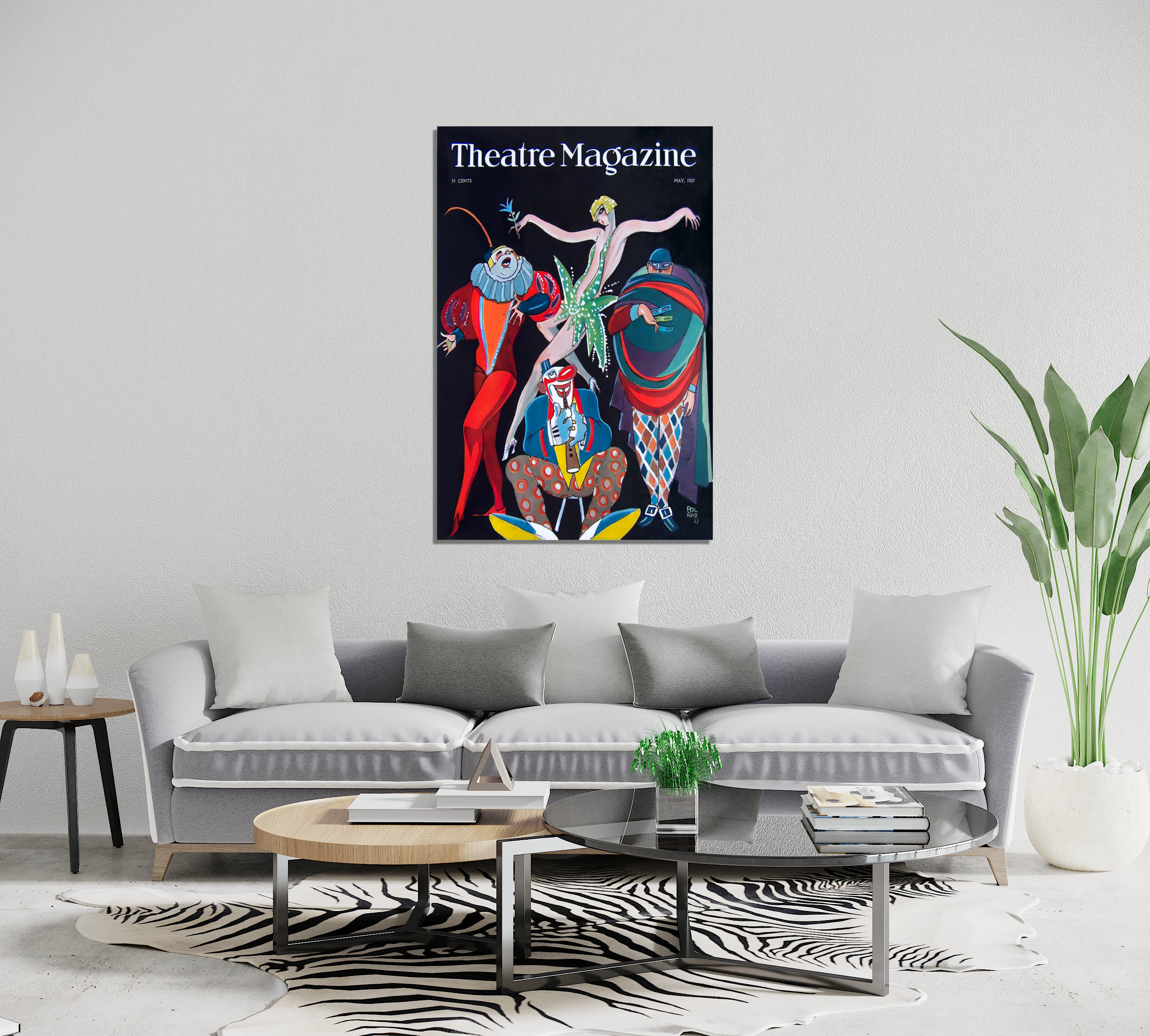 Vintage Entertainment Theatre Poster From Theatre Magazine Cover ...