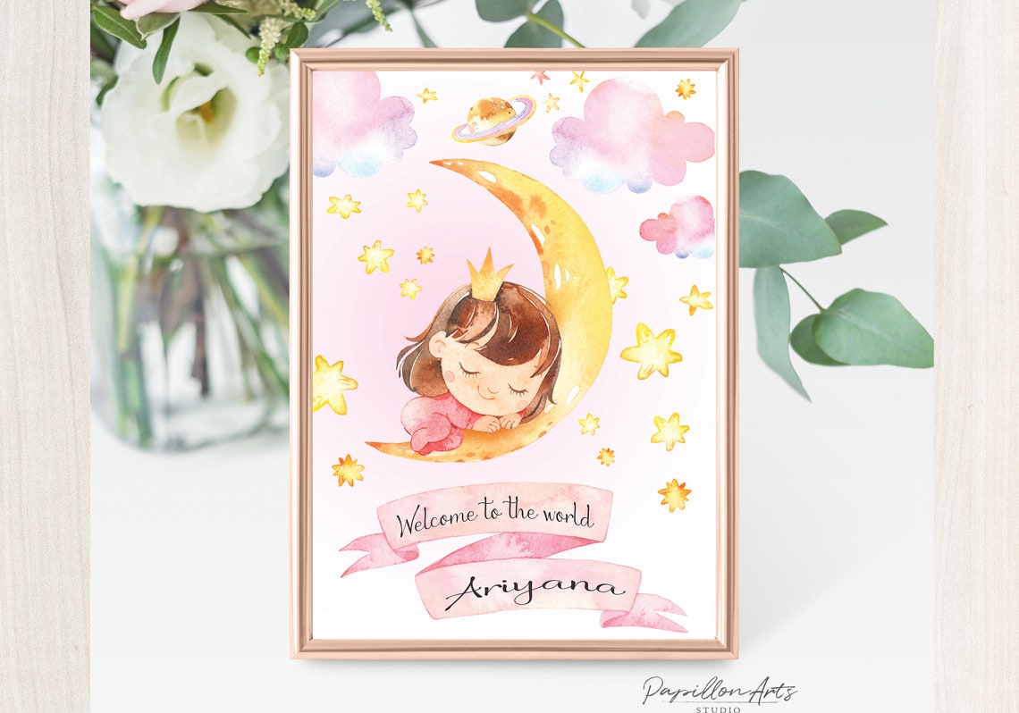 Welcome Sign, Princess Party Welcome, Princess Sign, Party Sign ...