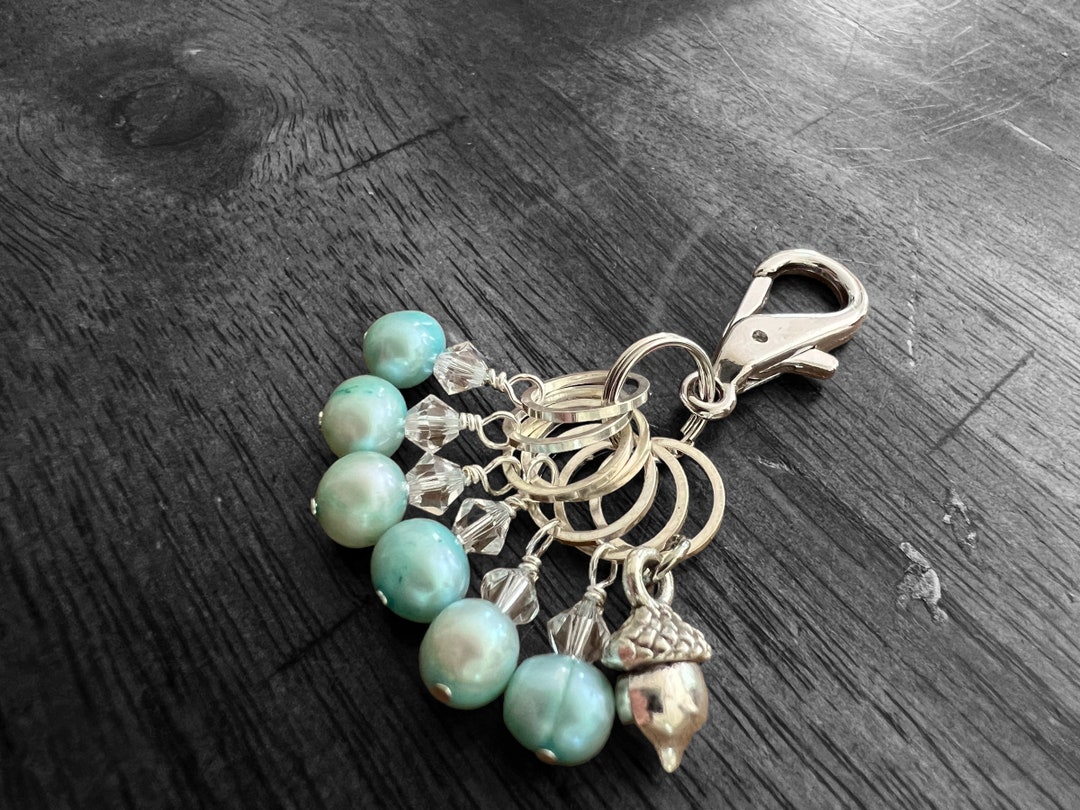 Stitch Markers - Light Blue - Etsy