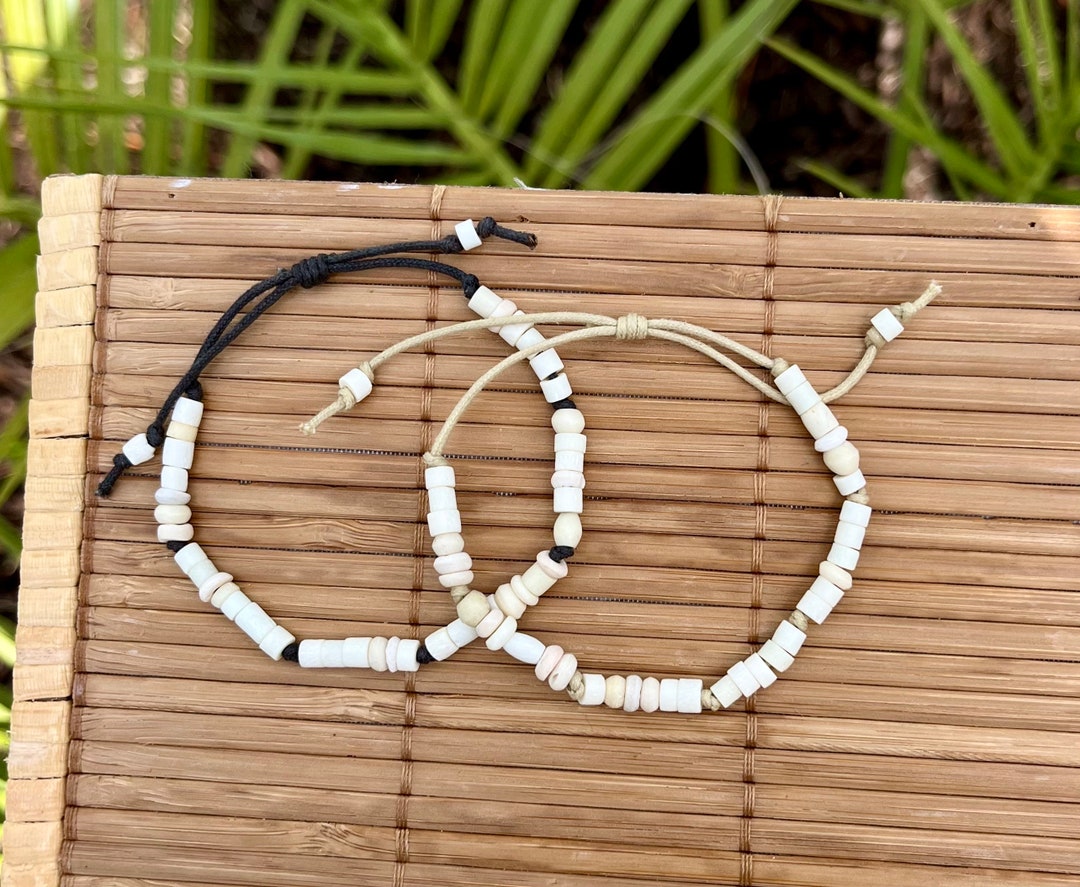 Men's Surfer Bracelets, Boho Adjustable Bracelet, Beachy Mens Jewelry ...