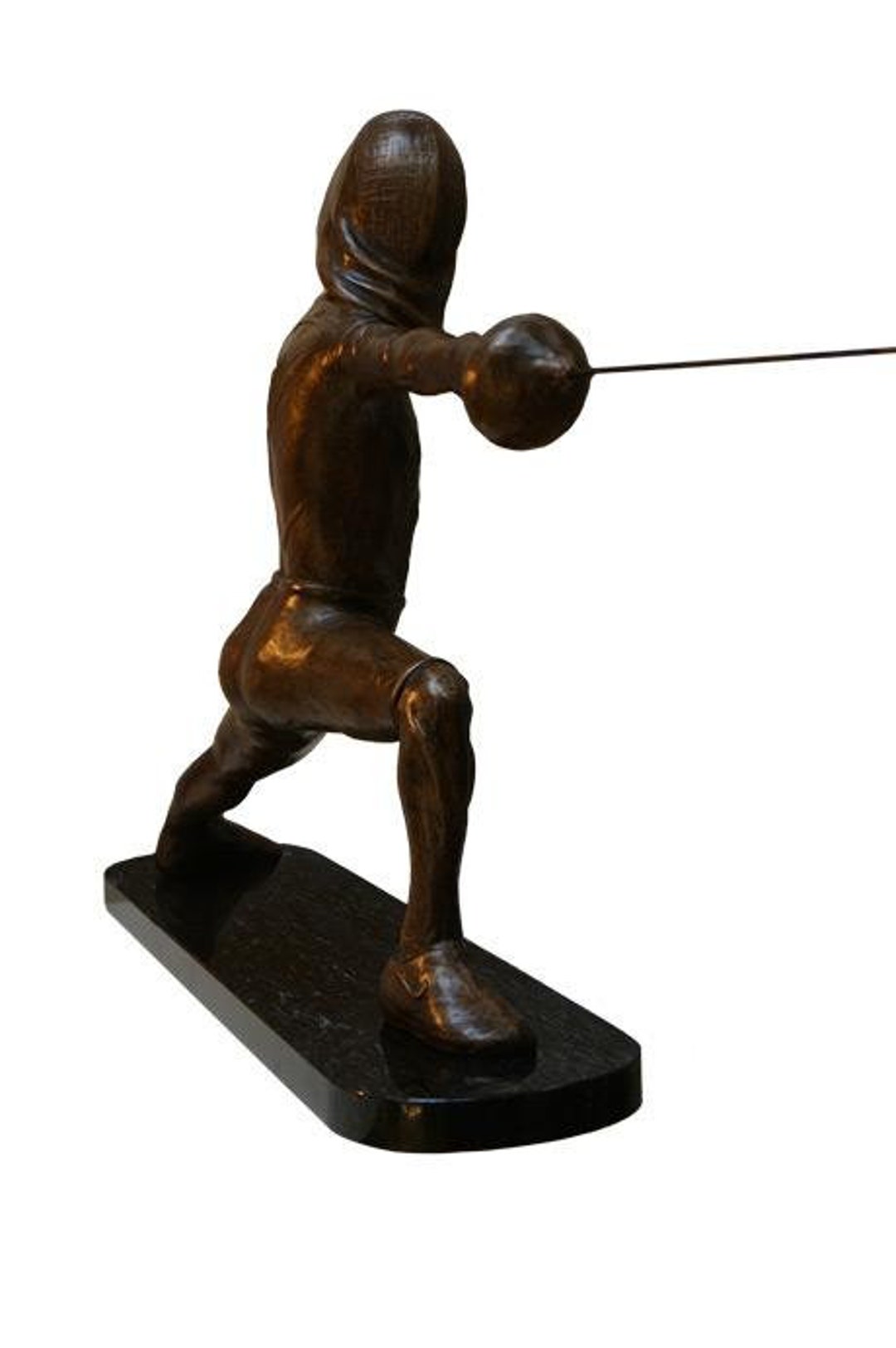Fencer Bronze Sculpture - Etsy