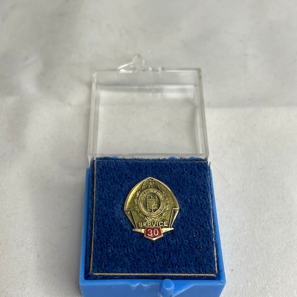 30 Year Service Pin - Etsy
