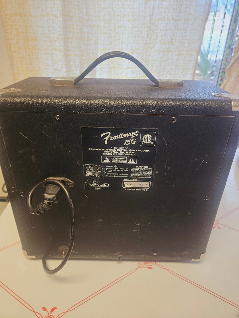 Fender Frontman 15G 15 Watt Guitar Personal Amplifier - Etsy