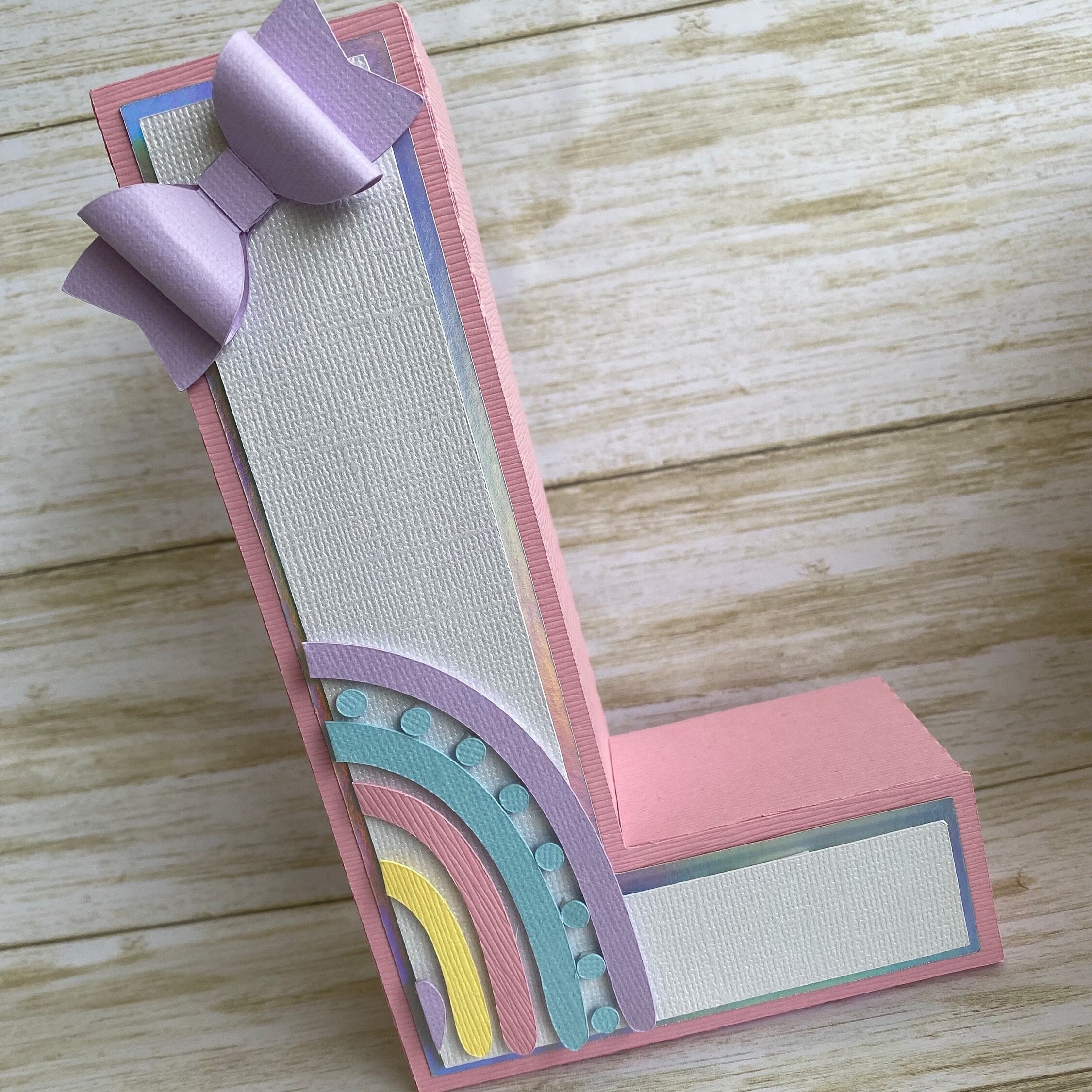 Flowers 3D Letters, Cute 3D Letters, Baby Shower 3D Letter, 3D ...