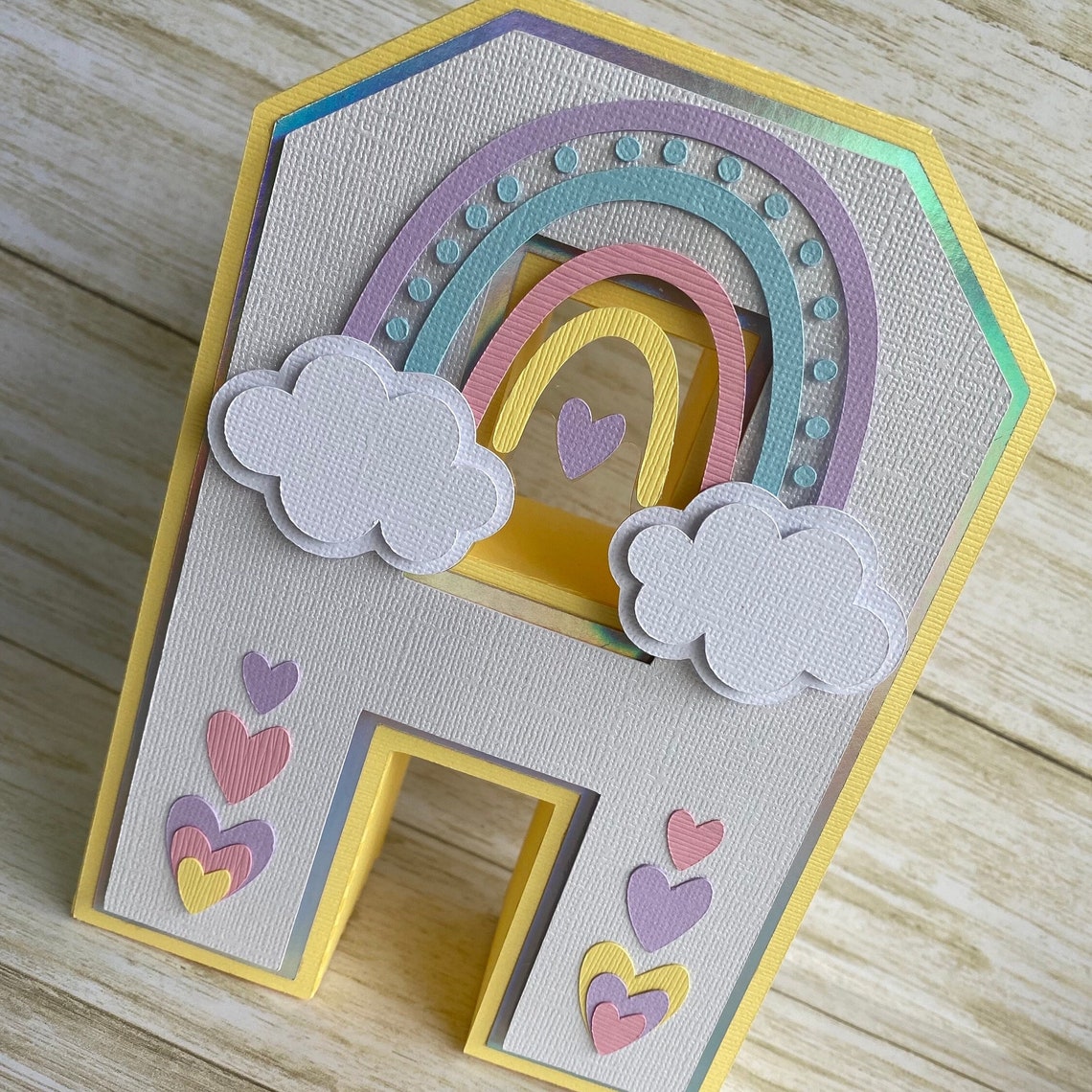 Flowers 3D Letters, Cute 3D Letters, Baby Shower 3D Letter, 3D ...