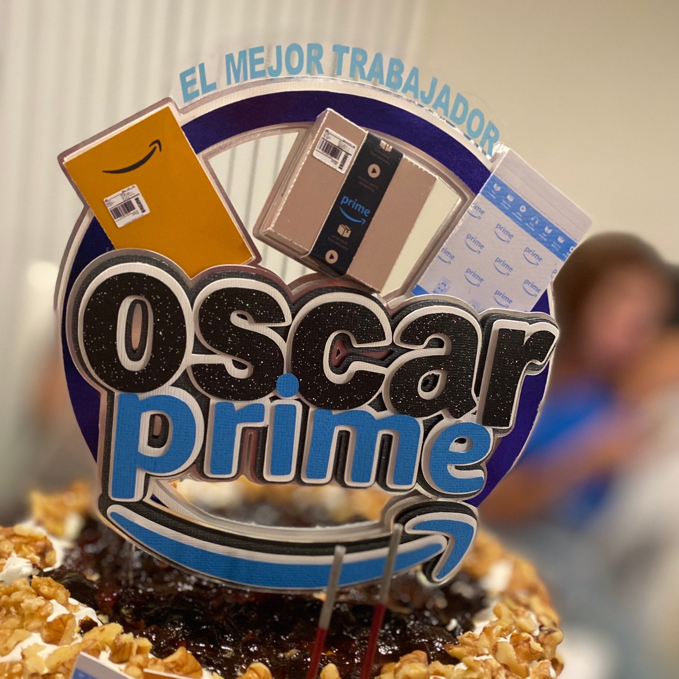 Amazon Prime Cake Topper Personalized, Amazon Prime Cake Topper, 3D ...