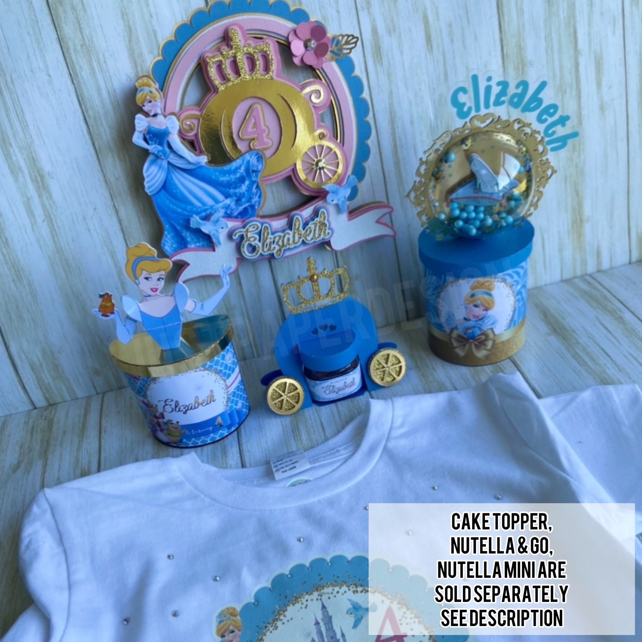 Cinderella Potato Chips Can, Cinderella Birthday Party Decoration ...