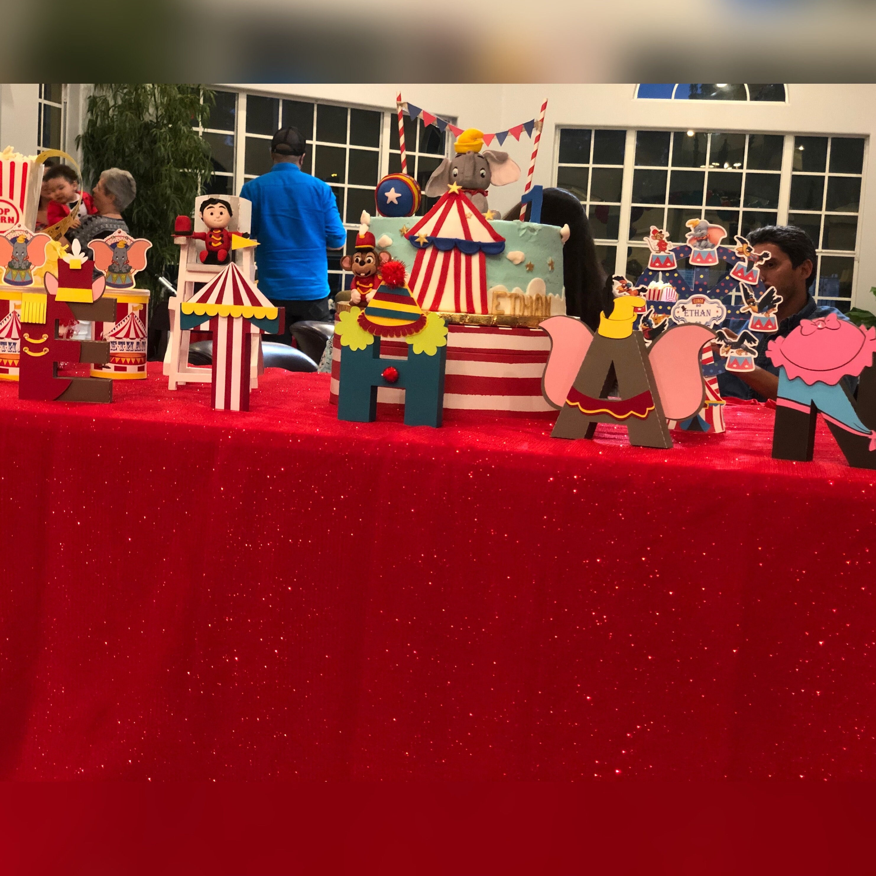 Dumbo 3D Letter, Custom Cardstock Letters, Dumbo Party Decor - Etsy