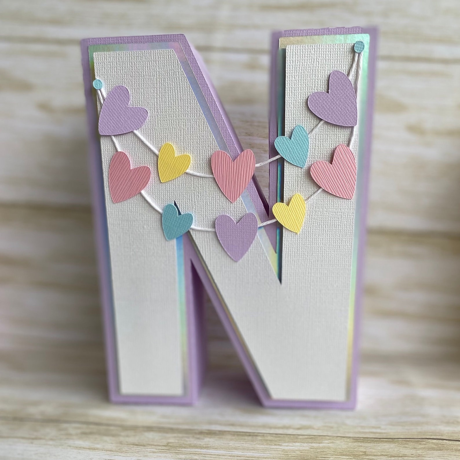 Flowers 3D Letters, Cute 3D Letters, Baby Shower 3D Letter, 3D ...