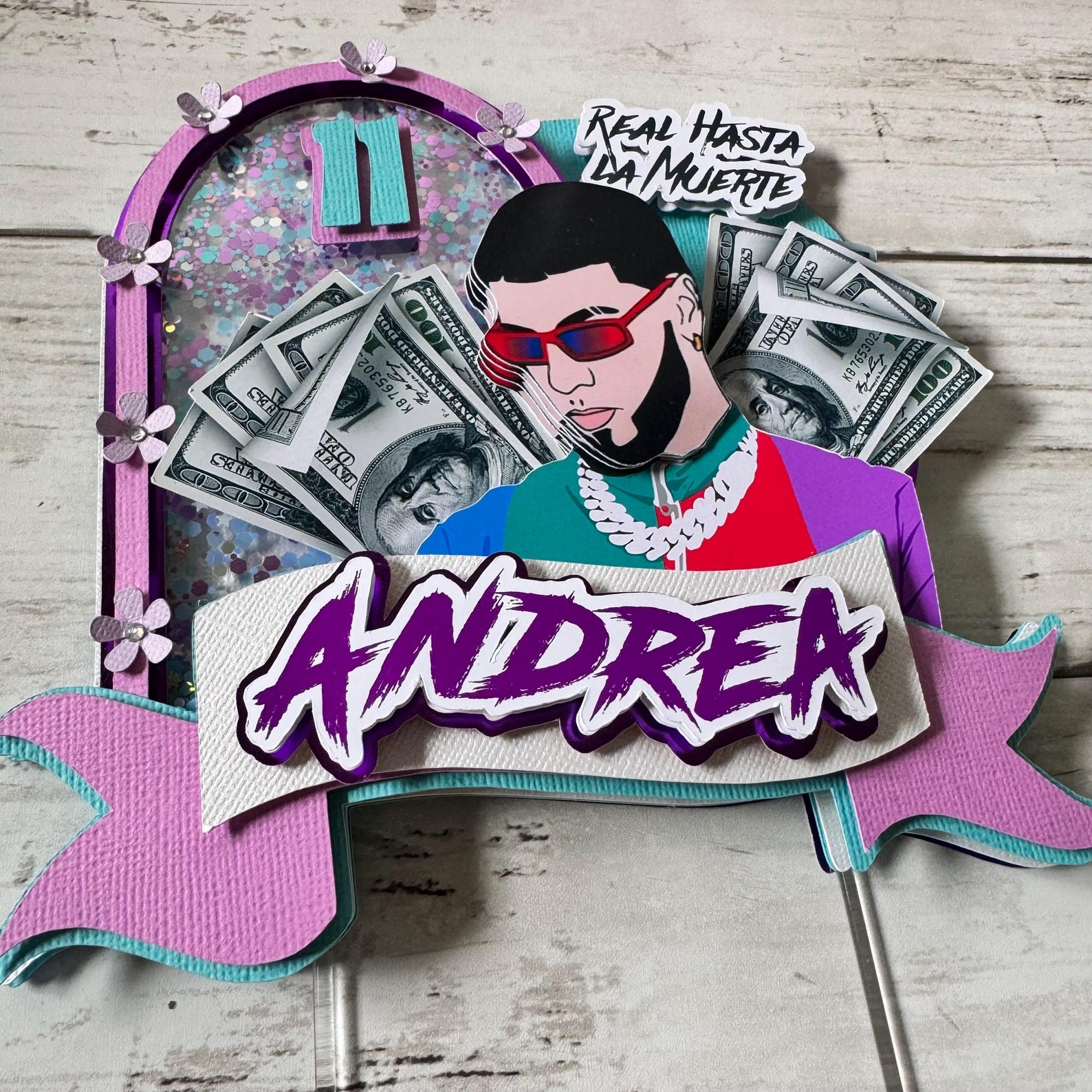 Anuel AA Cake Topper/ Anuel Birthday Decorations/ Custom Cake Topper ...