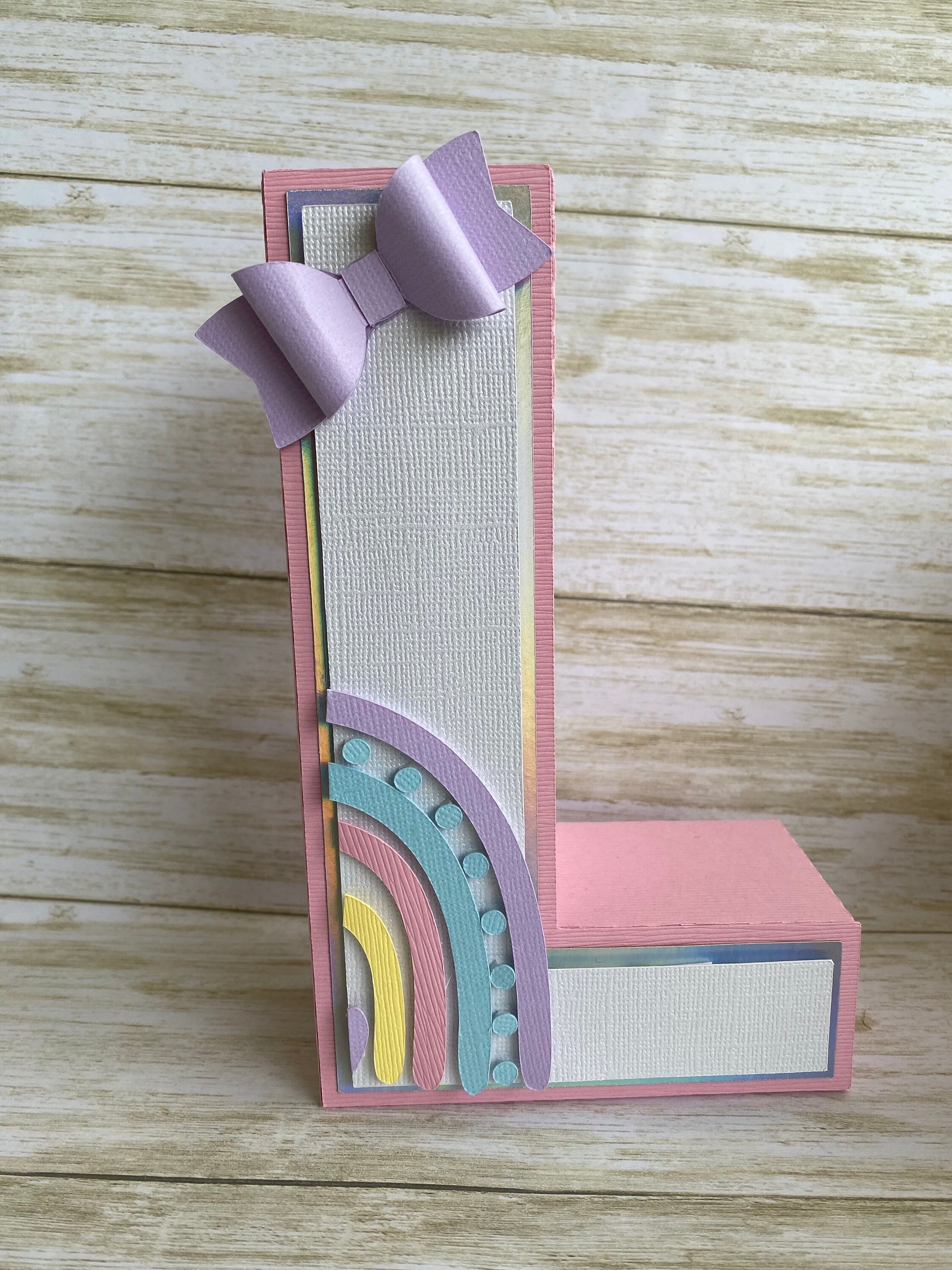 Flowers 3D Letters, Cute 3D Letters, Baby Shower 3D Letter, 3D ...