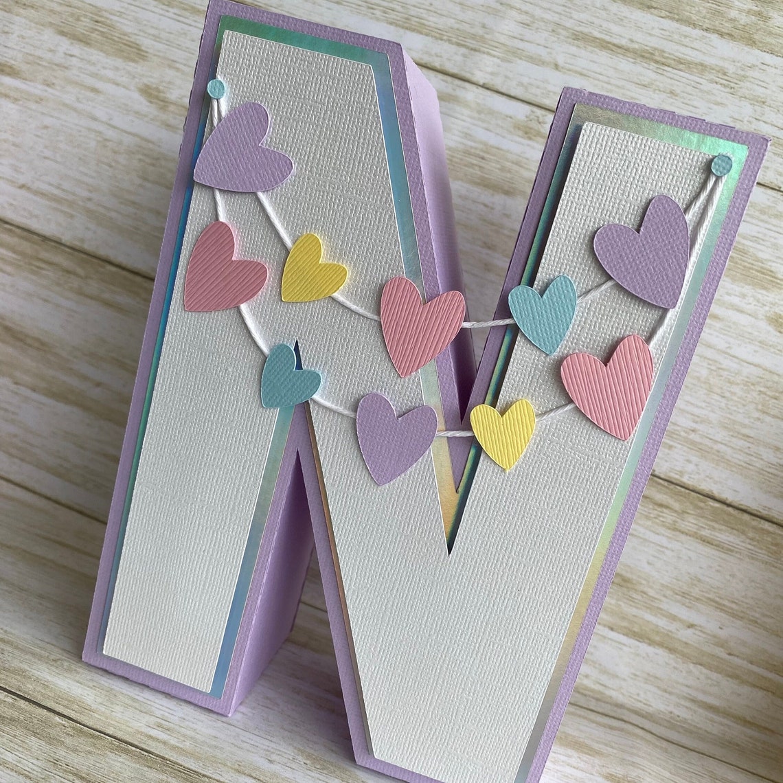 Flowers 3D Letters, Cute 3D Letters, Baby Shower 3D Letter, 3D ...