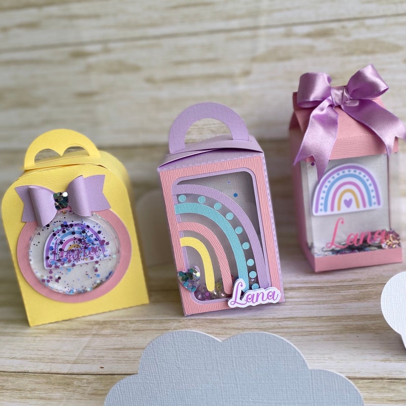 Rainbow Theme Party Box - Etsy