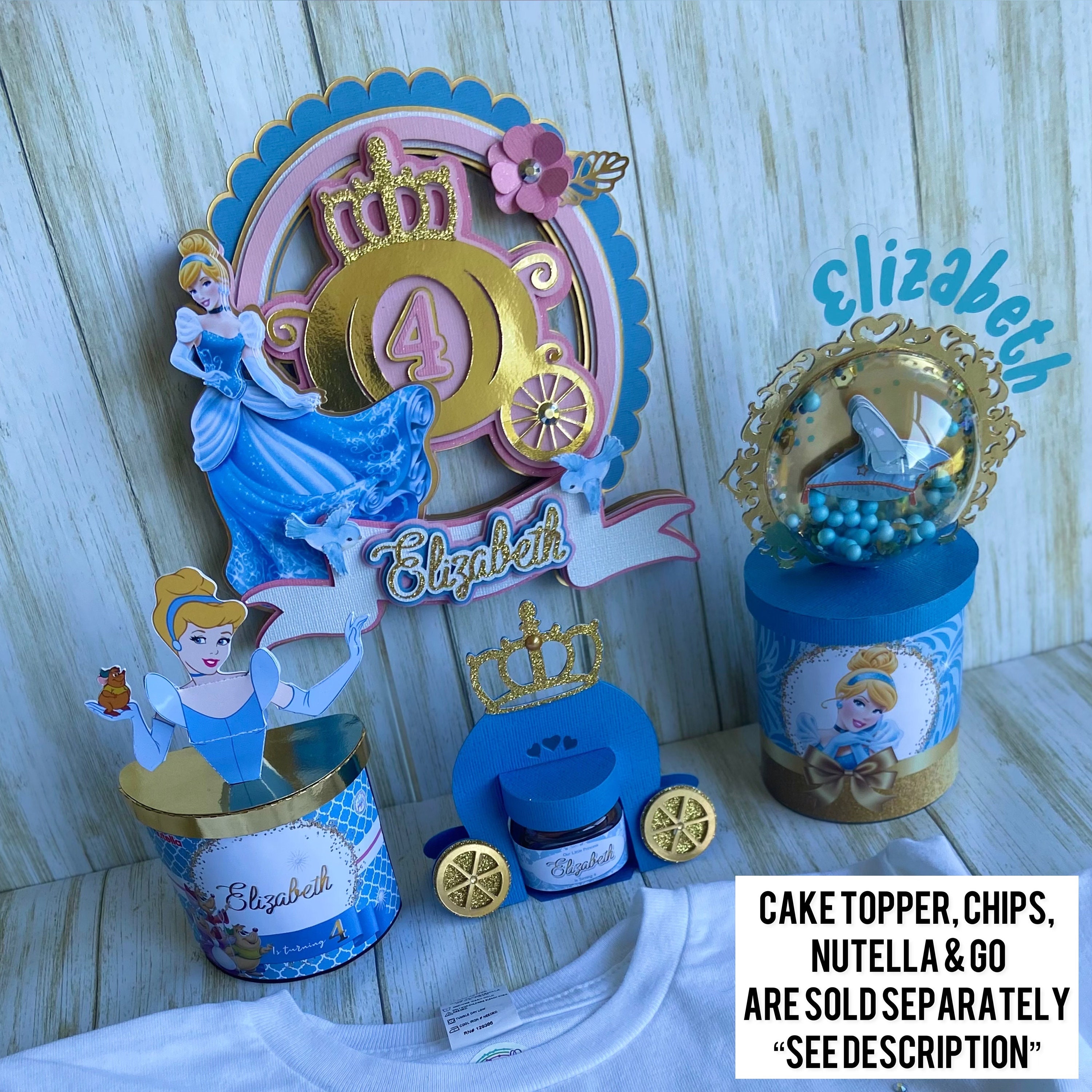 Cinderella Favor Box, Cinderella Custom Favor Box, Cinderella Party ...