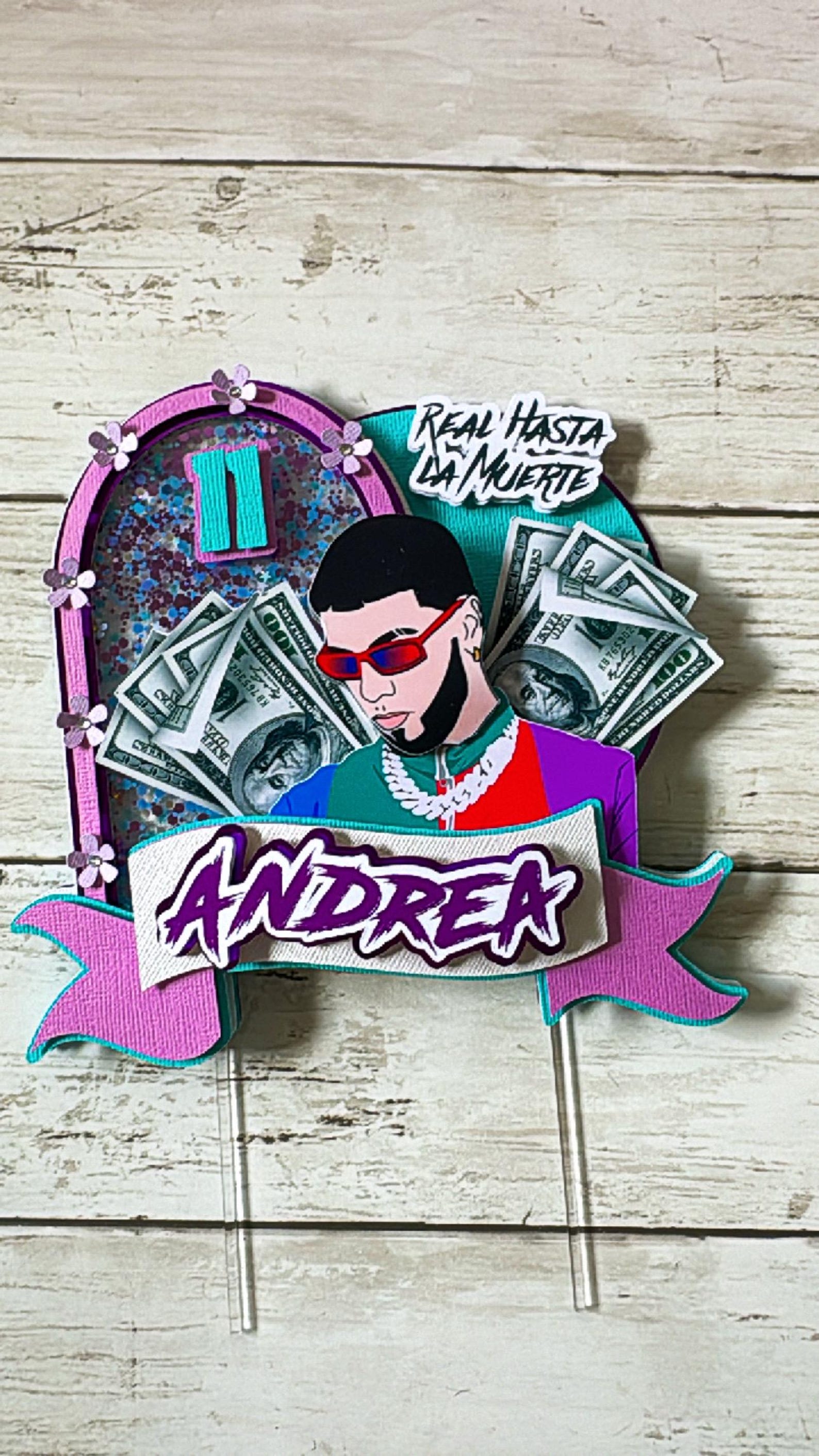 Anuel AA Cake Topper/ Anuel Birthday Decorations/ Custom Cake Topper ...