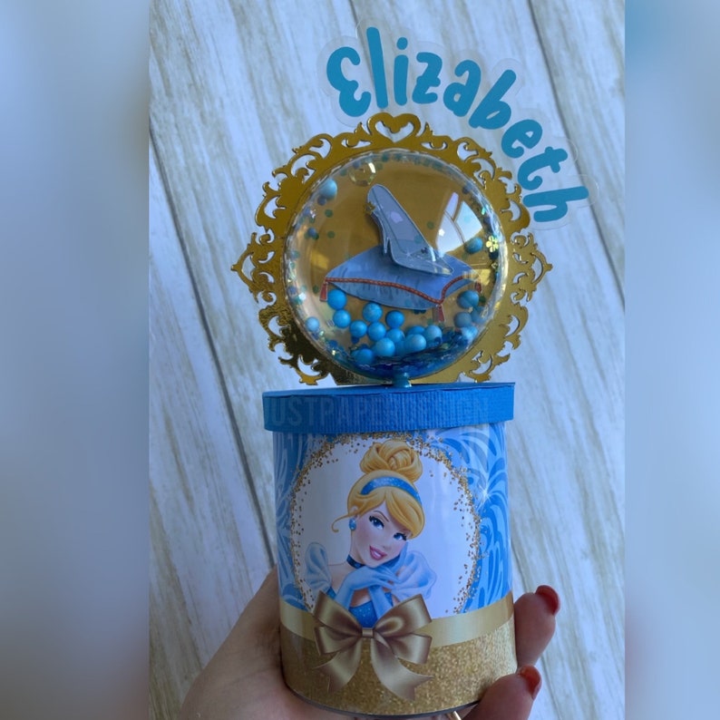 Cinderella Potato Chips Can, Cinderella Birthday Party Decoration ...