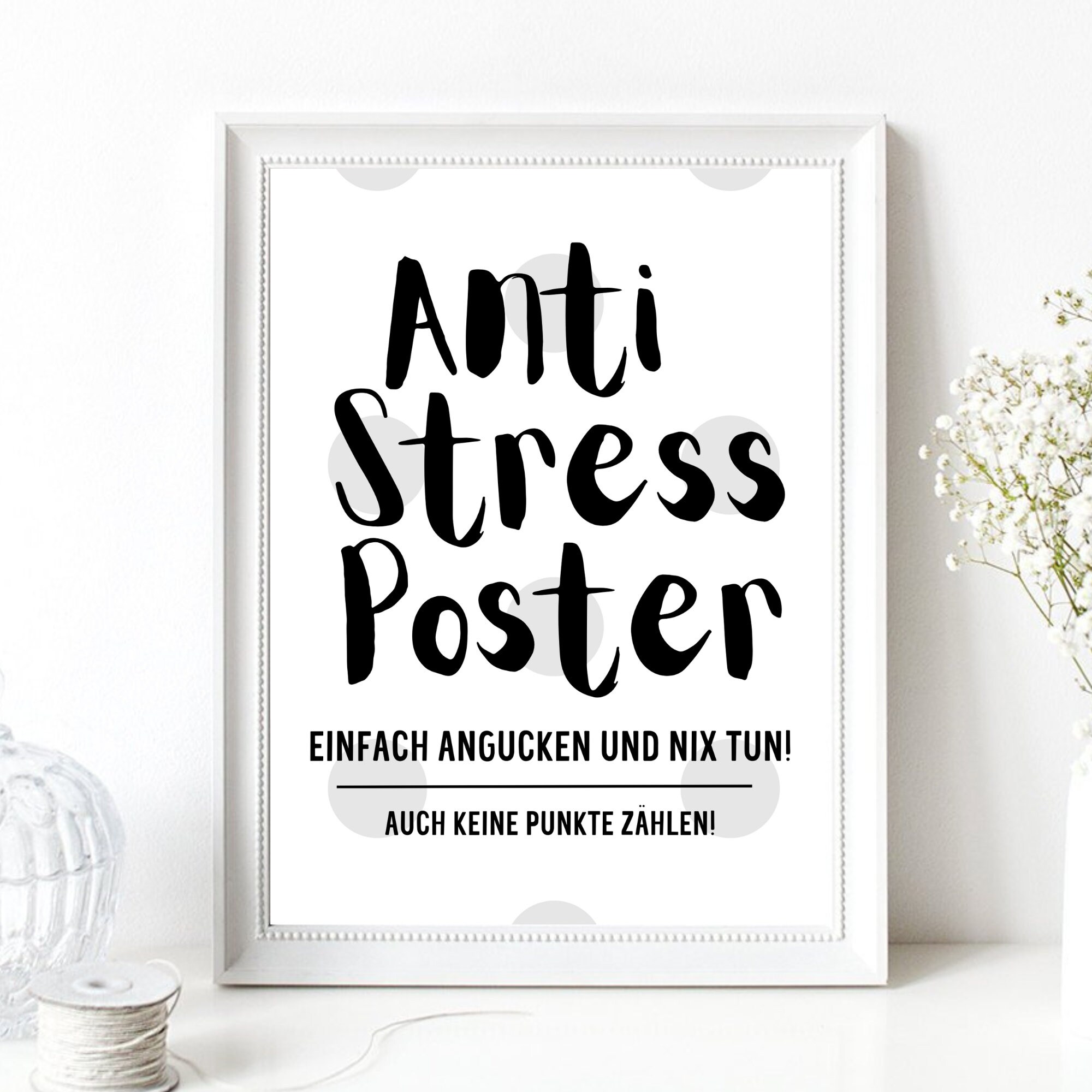 Din A4 Kunstdruck ohne Rahmen Lustiger Spruch Anti Stress Poster Büro Arbeit Entspannung Bild ...