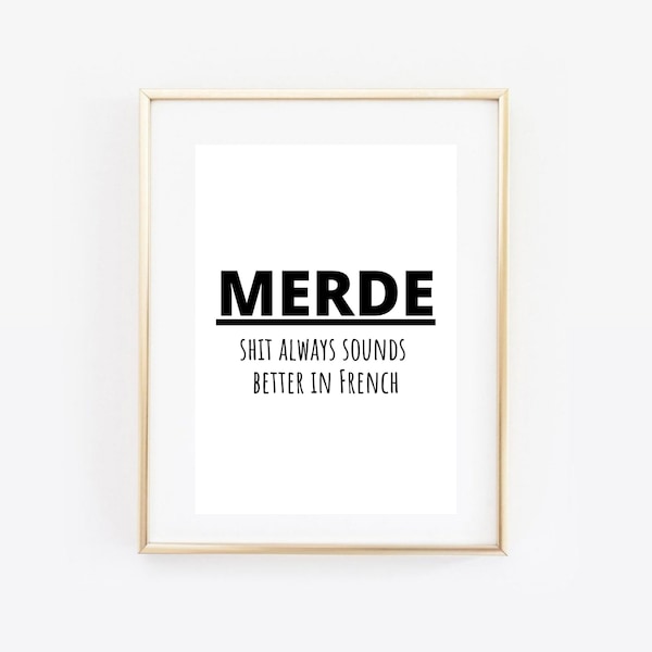 Merde - Etsy
