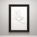 Din A4 Art Print Without Frame - Butterfly - Moth Minimalism Lines ...