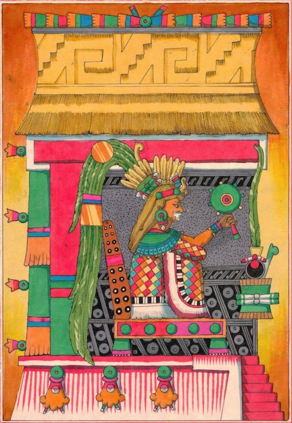 Xochipilli Mexica Deity Of Love Photograph By Everett Plants of Mind ...