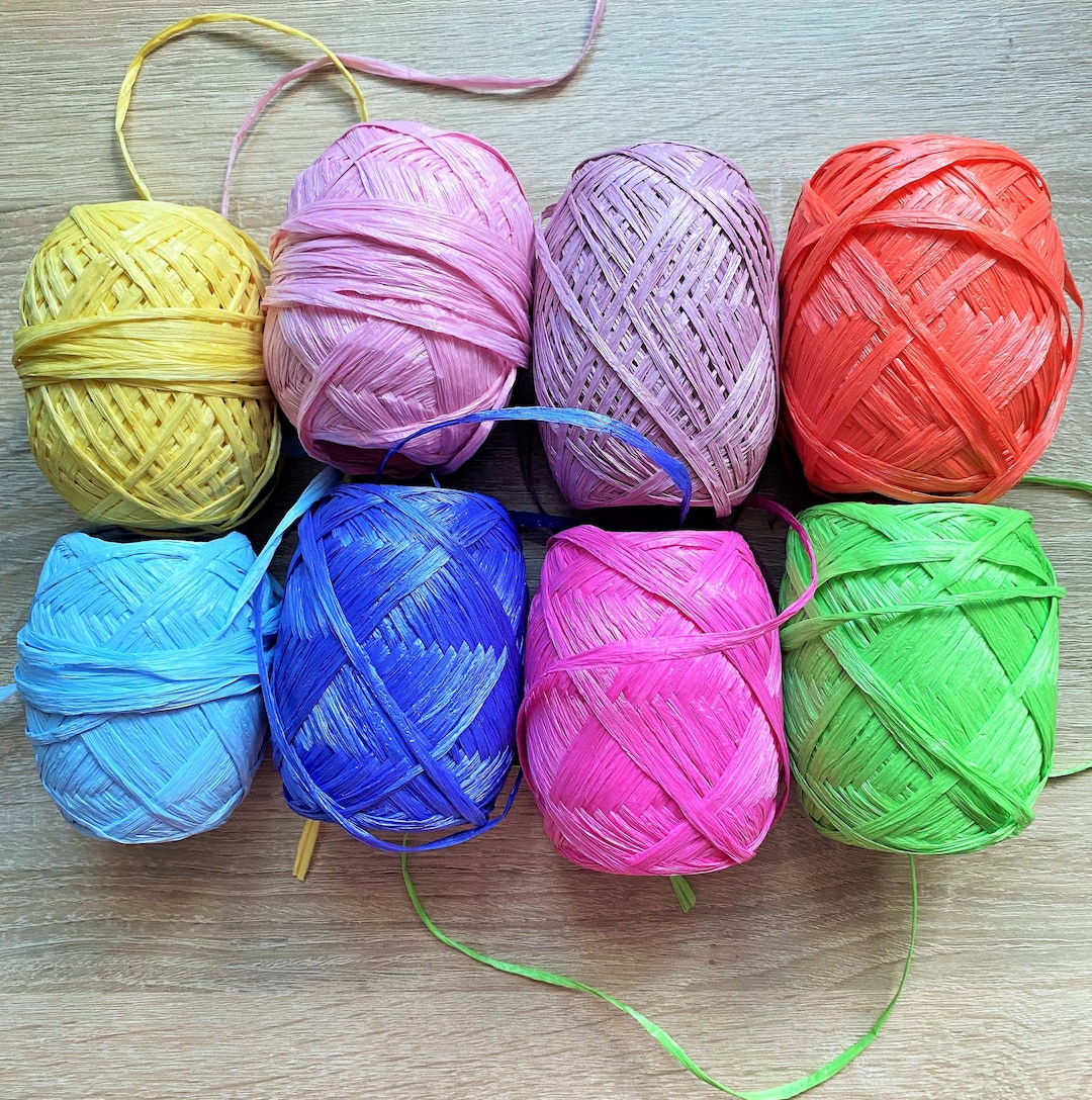 5 Meters, 5mm Japanese Raffia Ribbon, Raffia Pearl Finish, Raffia Matt ...