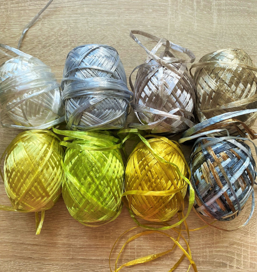 5 Meters, 5mm Japanese Raffia Ribbon, Raffia Pearl Finish, Raffia for ...