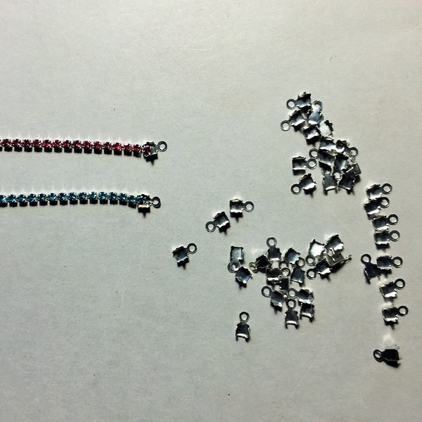 Rhinestone Chain End - Etsy