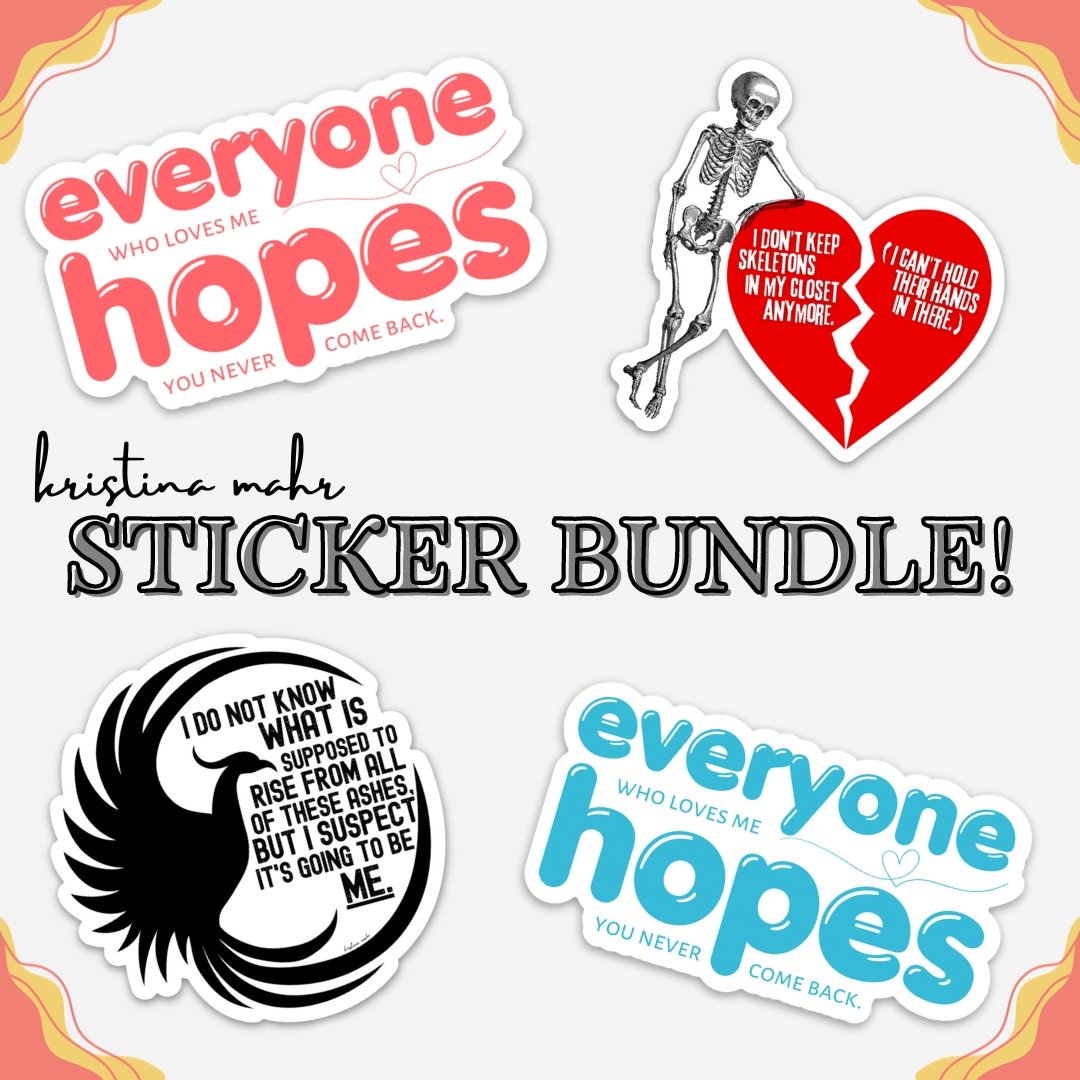 Kristina Mahr Sticker Bundle - Etsy
