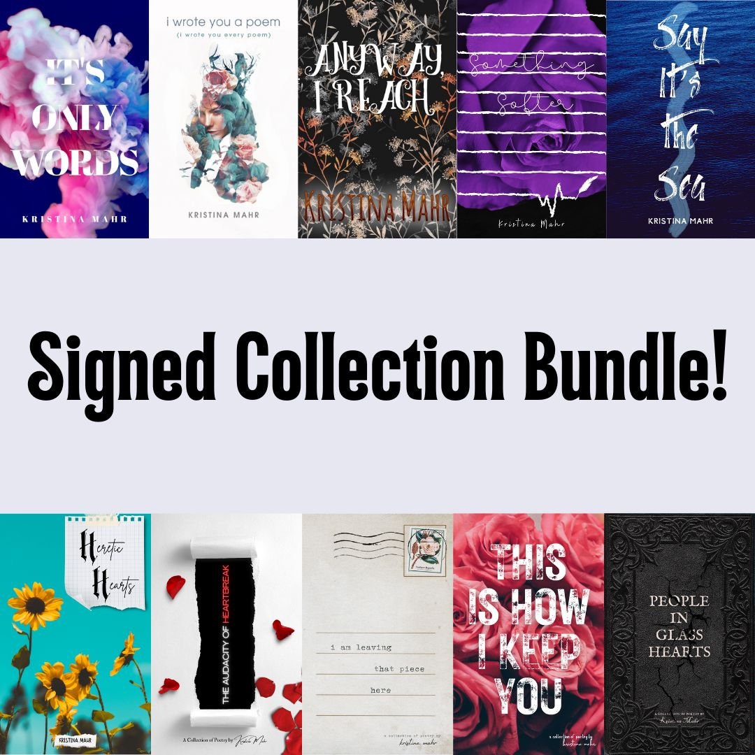 Signed Collection Bundle by Kristina Mahr - Etsy