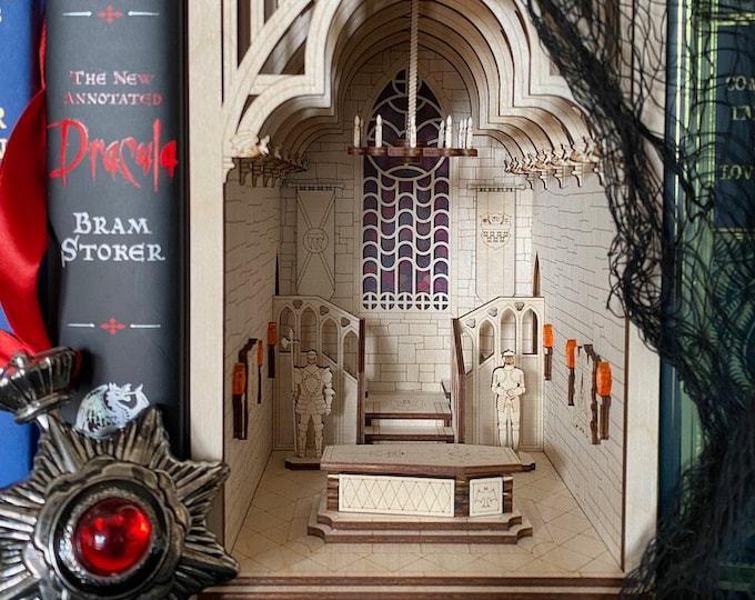 Dracula's Castle Book Nook - DIY Kit - Etsy