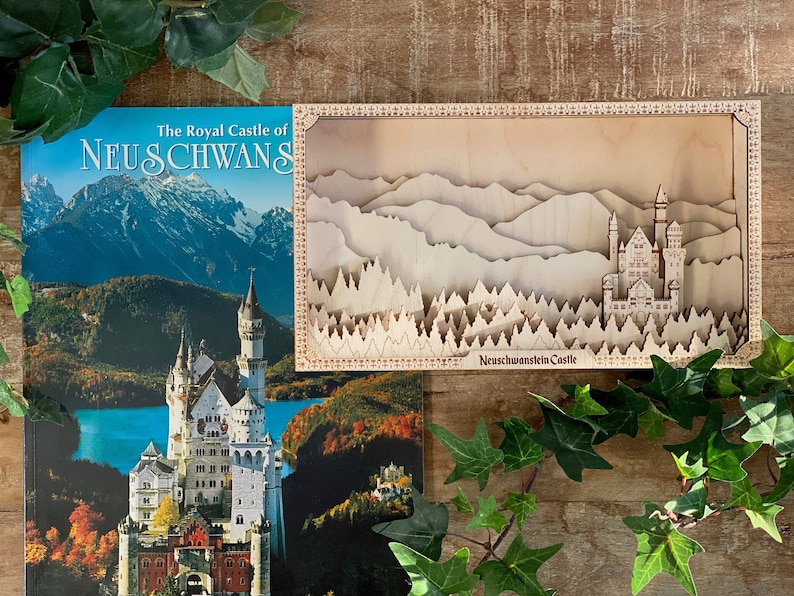 Neuschwanstein Castle Bookscape Diorama - Etsy