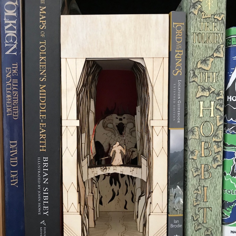 Lord of the Ring Book Nook - Etsy