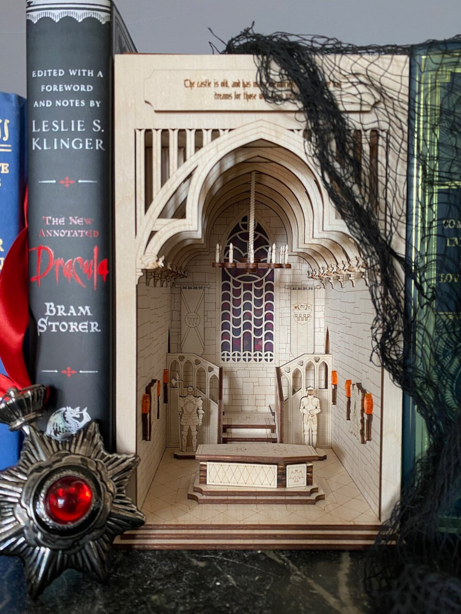 Dracula's Castle Book Nook - DIY Kit - Etsy
