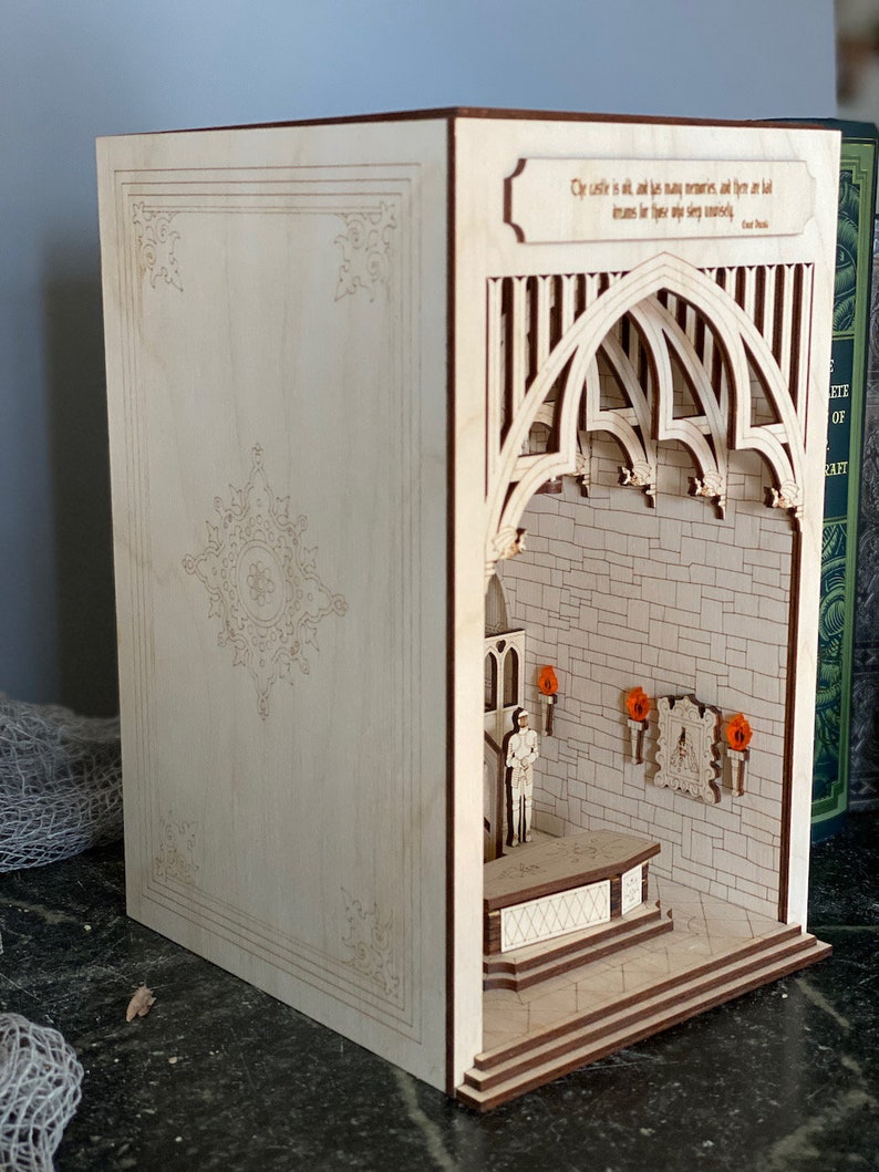 Dracula's Castle Book Nook - DIY Kit - Etsy