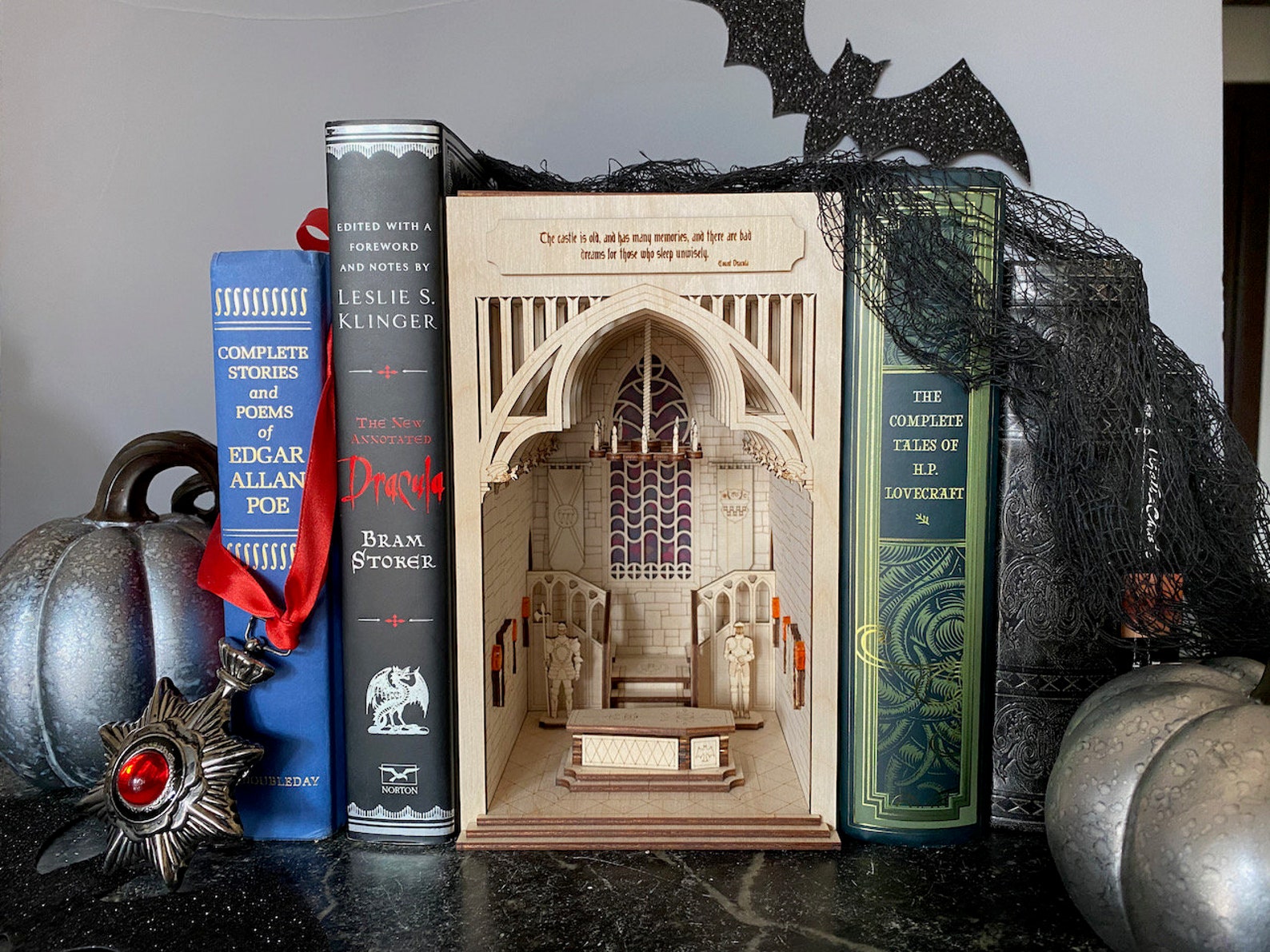 Dracula's Castle Book Nook - DIY Kit - Etsy