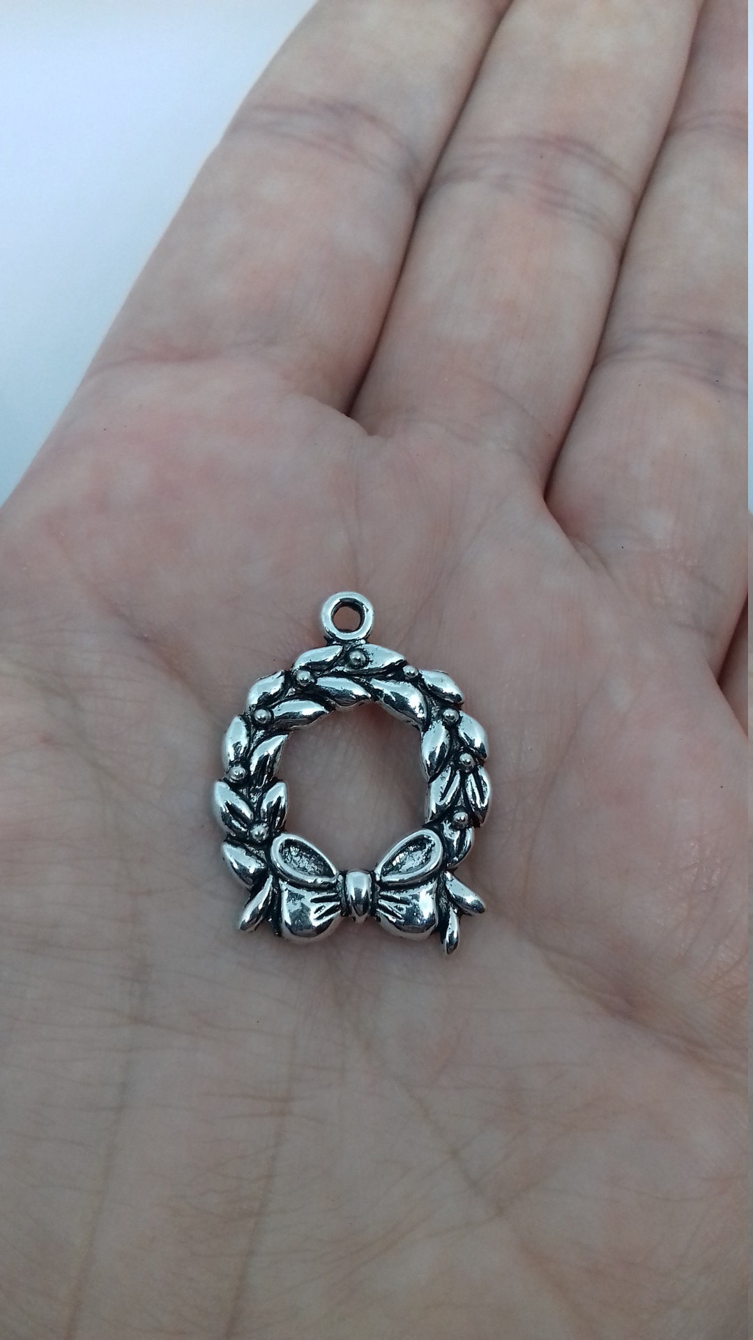 Christmas Wreath Charms, Jewellery Making, Jewellery Supplies ...