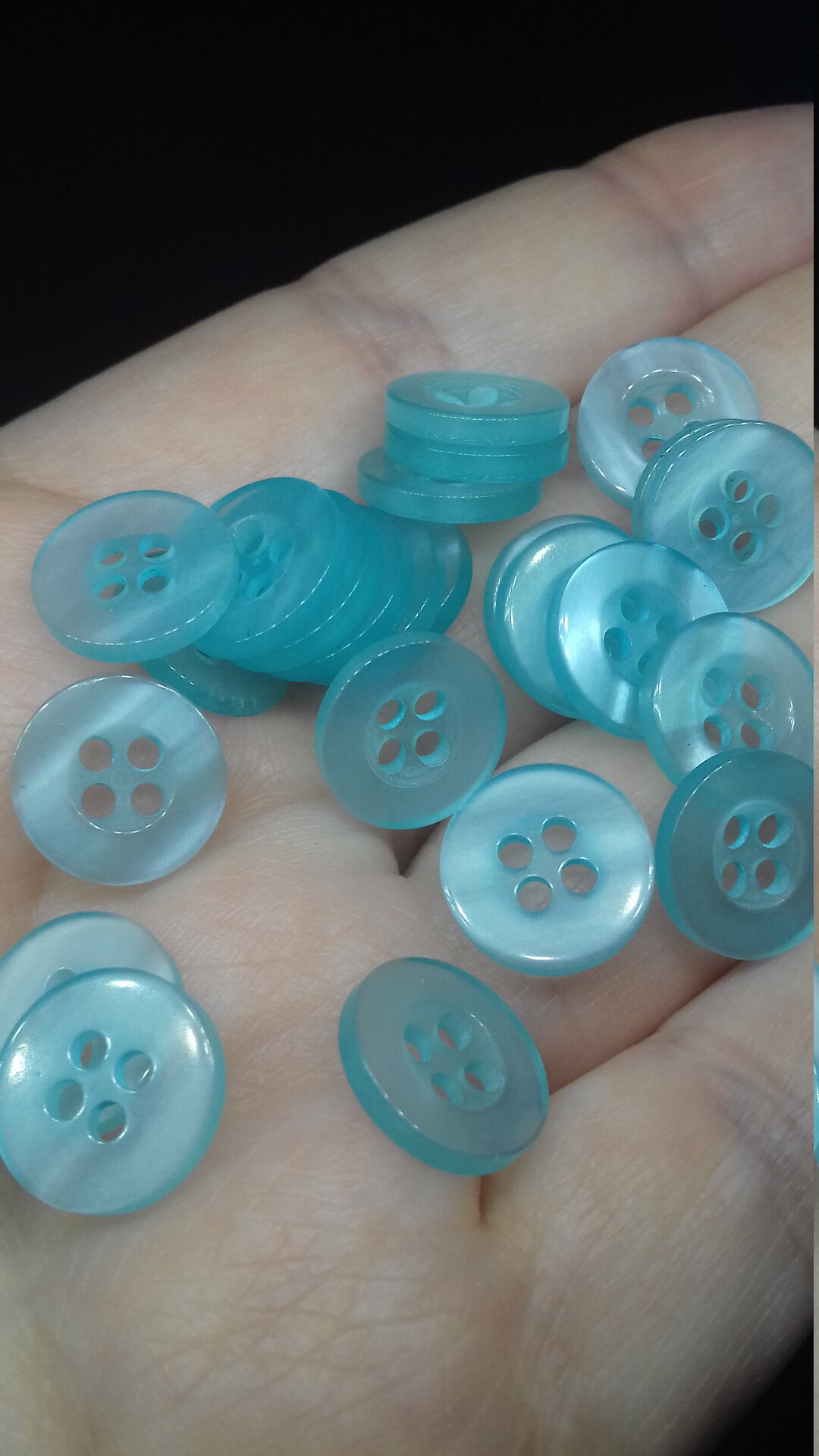 Blue Round Buttons, Small Buttons, Shaped Buttons, Buttons, Sewing ...