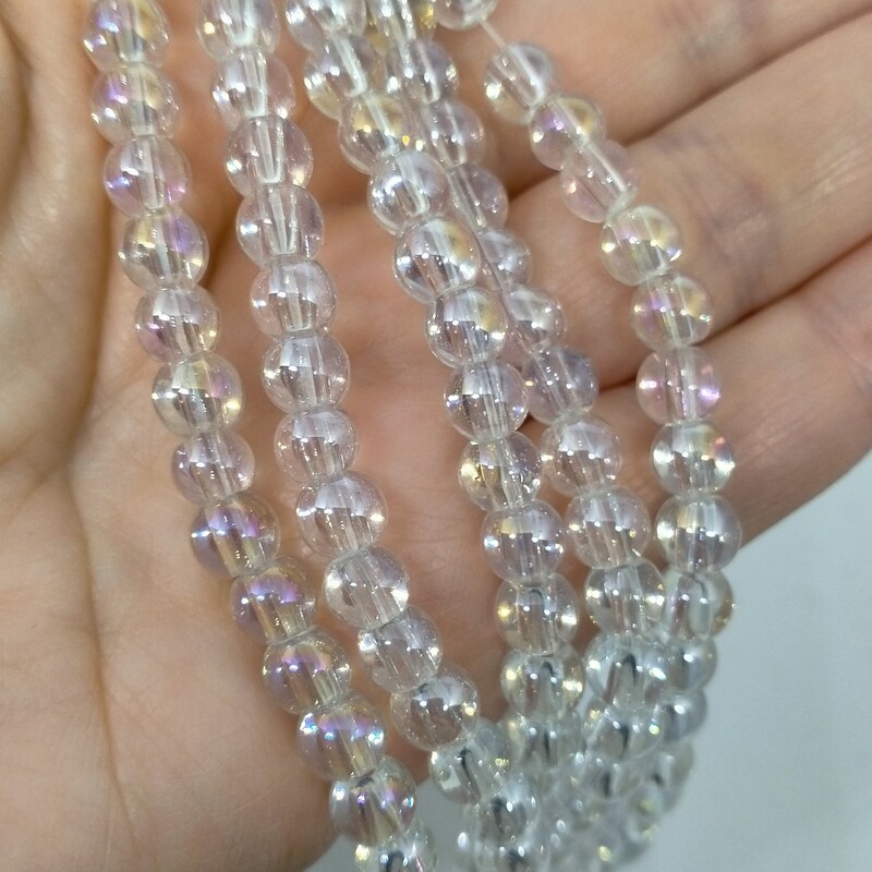 Clear Glass Beads - Etsy