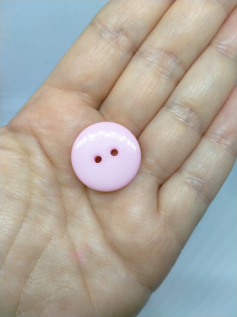 10 Pink Buttons Large Buttons Round Buttons Sewing Buttons - Etsy UK